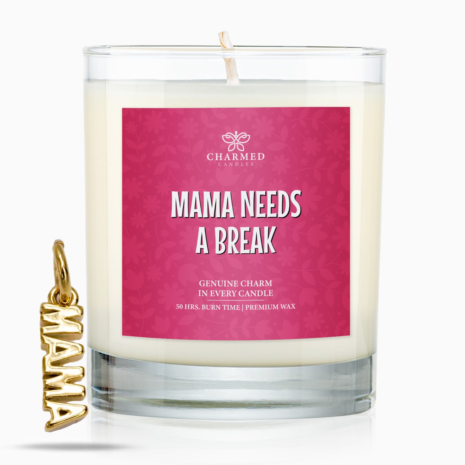 Mama Needs A Break 'Surprise' 14K Gold Charm Candle – Charmed Candles